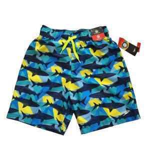 Speedo | Swim | Speedo Boys Shark Swim Trunks Size L 416 Sun Protective ...